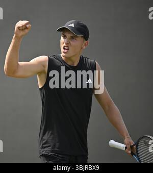 Justin Engel GER Cheers Emotion Gesture Gesture Tennis, ATP 250, BOSS ...