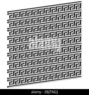 Color abstract path lines geometric pattern generative art background ...