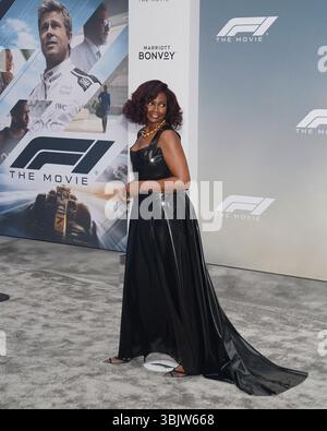 Ny. 16th June, 2025. Sarah Niles at arrivals for F1: THE MOVIE Premiere ...