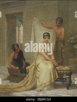 Queen Esther - Edwin Long, 1878 Stock Photo - Alamy