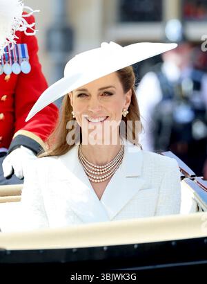 The Princess of Wales attending the annual Order of the Garter Service ...