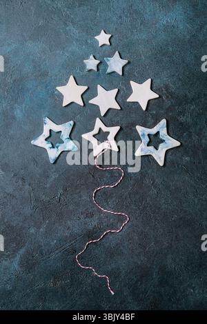 Christmas ceramic stars Stock Photo - Alamy