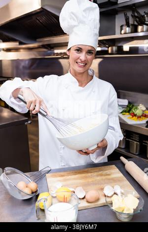 Chef hat and wooden kitchenware food abstract on white boards Stock ...