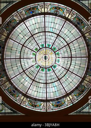 Stained Glass Ceiling Panels Stock Photo - Alamy