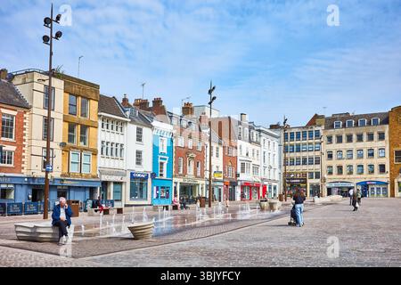 Market Square, Northampton, England Stock Photo - Alamy
