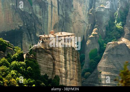 Stone building built on a mountain Stock Photo - Alamy