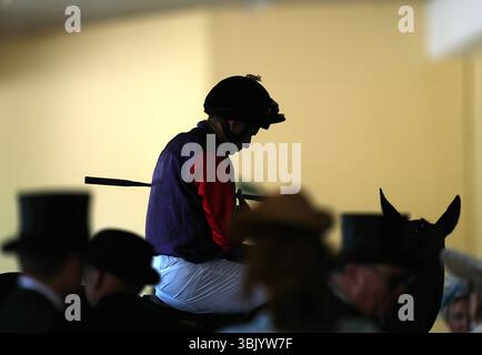 Reaching High ridden by Ryan Moore during the Ascot Stakes on day one ...