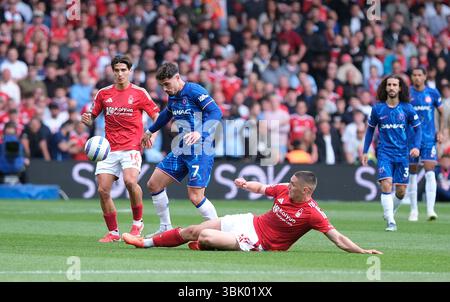 Nikola Milenkovic of Nottingham Forest seen during the friendly ...