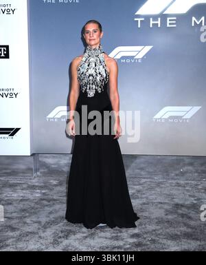 Callie Cooke attends the world premiere of "F1 The Movie" in Times ...