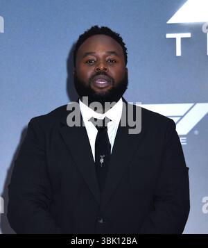 Samson Kayo attends the world premiere of "F1 The Movie" on Monday ...