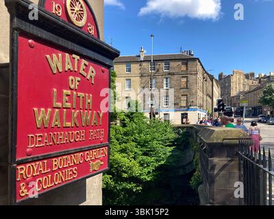 Water of Leith walkway, Stockbridge, Edinburgh Stock Photo - Alamy