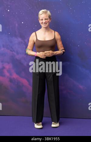 Bebe Vio attends the Disney movie premiere Zootropolis 2 green carpet ...