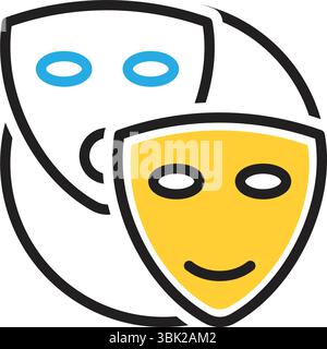Icon for pretend,mask Stock Vector Image & Art - Alamy