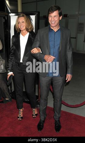 Michael Pare with his wife at the premiere of 'Gone' held at the ...