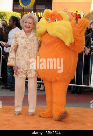 Betty White. 19 February 2012, Universal City, California. 'Dr. Suess ...
