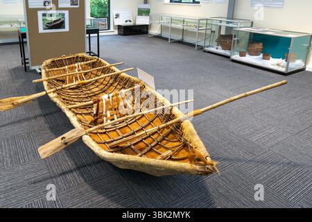 Experimental mesolithic hide boat, Amesbury History Centre, Amesbury ...