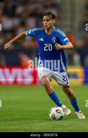 Nicolo Pisilli (Italy U21) during the UEFA Under 21 Slovakia 2025 match ...