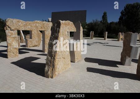 Letters of Light, a Micha Ullman sculpture, the National Library of ...