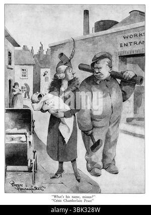 A World War I-era cartoon depicting wartime themes, illustrating the ...