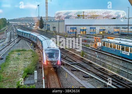 Anbindung von ÖPNV auf der Schiene, Straße, mit dem Eisenbahn ...