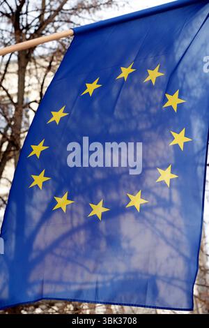 The Flag of Europe or European Flag consists of twelve golden stars ...