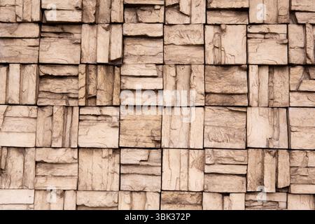 Modern stone wall, Close-up Stock Photo - Alamy