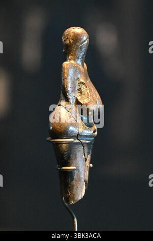 Original statue Venus of Dolni Vestonice is seen at the Venus 100 ...