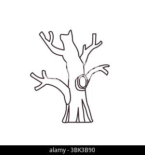 tree trunk emoji symbol sign icon vector illustration Stock Vector ...