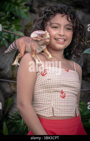 Audrina Miranda attends the "Jurassic World Rebirth" premiere at ...