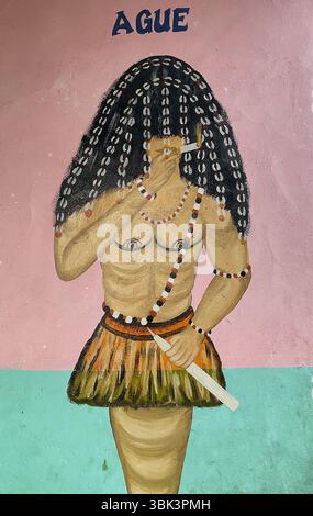 Voodoo shrine at Dantokpa market, Cotonou, Benin Stock Photo - Alamy