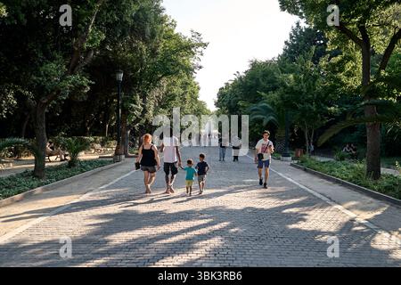 Pedion tou Areos. Public park in Athens, Greece Stock Photo - Alamy