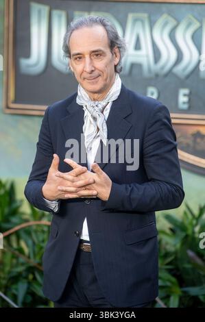Alexandre Desplat attending the World Premiere of 'Jurassic World ...