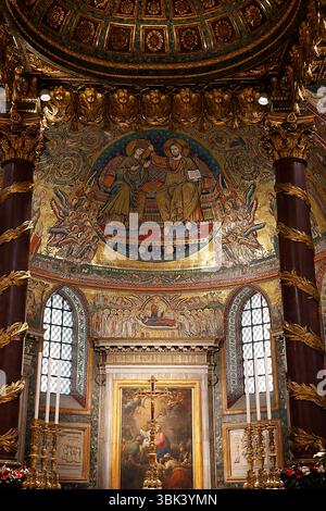 St. Maria Maggiore basilica, Rome, Italy. Crypt of the Nativity and ...