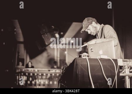 Container live supporting Osees at O2 Ritz Manchester Stock Photo - Alamy