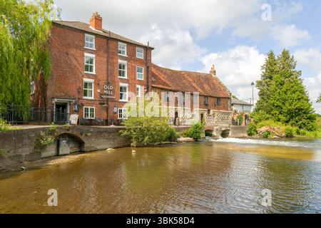 Historic buildings Old Mill Harnham, River Avon, Harnham, Salisbury ...