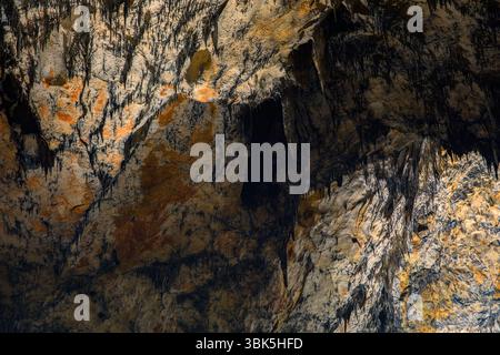 Underground cave texture closeup photo with limestone Stock Photo - Alamy