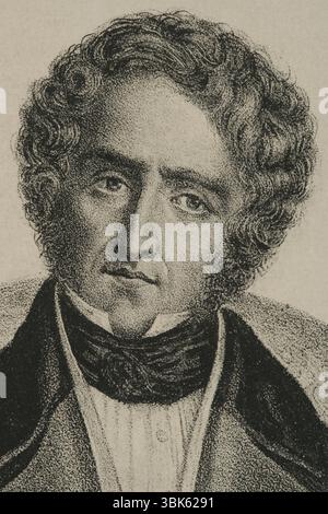 Juan Alvarez de Mendizabal (1790-1853). Spanish Liberal politician and ...