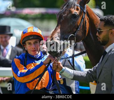 True Love ridden by jockey Ryan Moore on their way to wining the GAIN ...