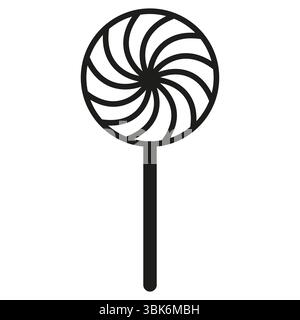 sweet lollipop icon pattern vector illustration design Stock Vector ...