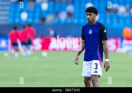 Nathaniel Brown (Deutschland, #18) am Ball, GER, Deutschland vs ...