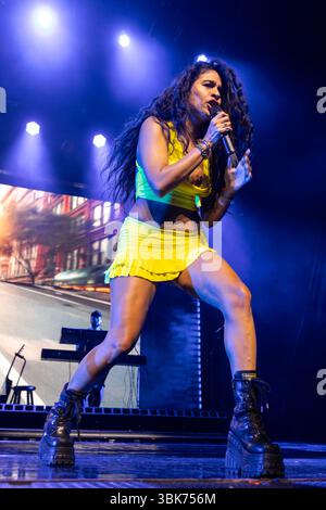 Madison, USA. 17th June, 2025. Singer RAAHiiM (Rahiem Hurlock) at The ...