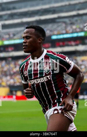 Jhon Arias of Fluminense FC looks on prior to the FIFA Club World Cup ...