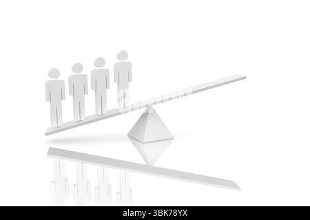 White scales with human figures Stock Photo - Alamy