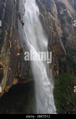 beautiful jogini water falls, a popular tourist attraction of manali ...