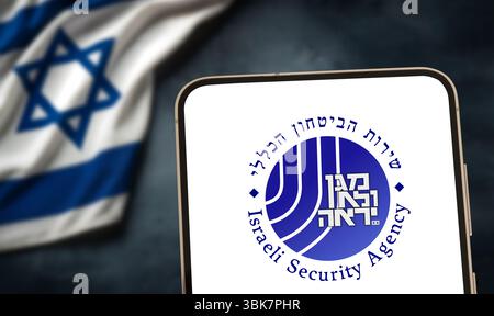 Shin Bet - Israel Security Agency logo Stock Photo - Alamy