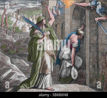 Old Testament. Judith returns unharmed to her people. Book of Judith ...