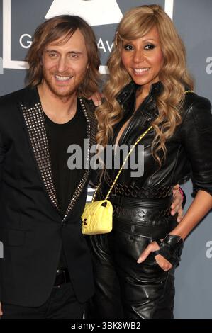 David Guetta and his wife Cathy. 12 February 2012, Los Angeles ...