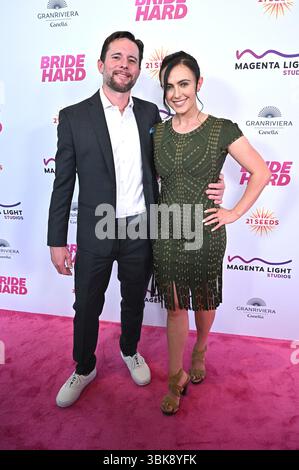 Rob Leader und Makena Taylor bei der Premiere des Kinofilms Bride Hard ...