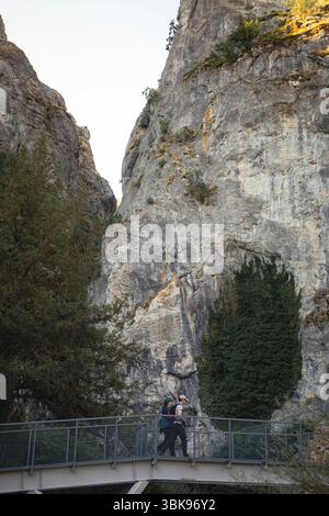 Yecla gorge, Santo Domingo de Silos, Burgos province, Spain Stock Photo ...