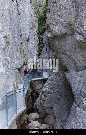 Yecla gorge, Santo Domingo de Silos, Burgos province, Spain Stock Photo ...
